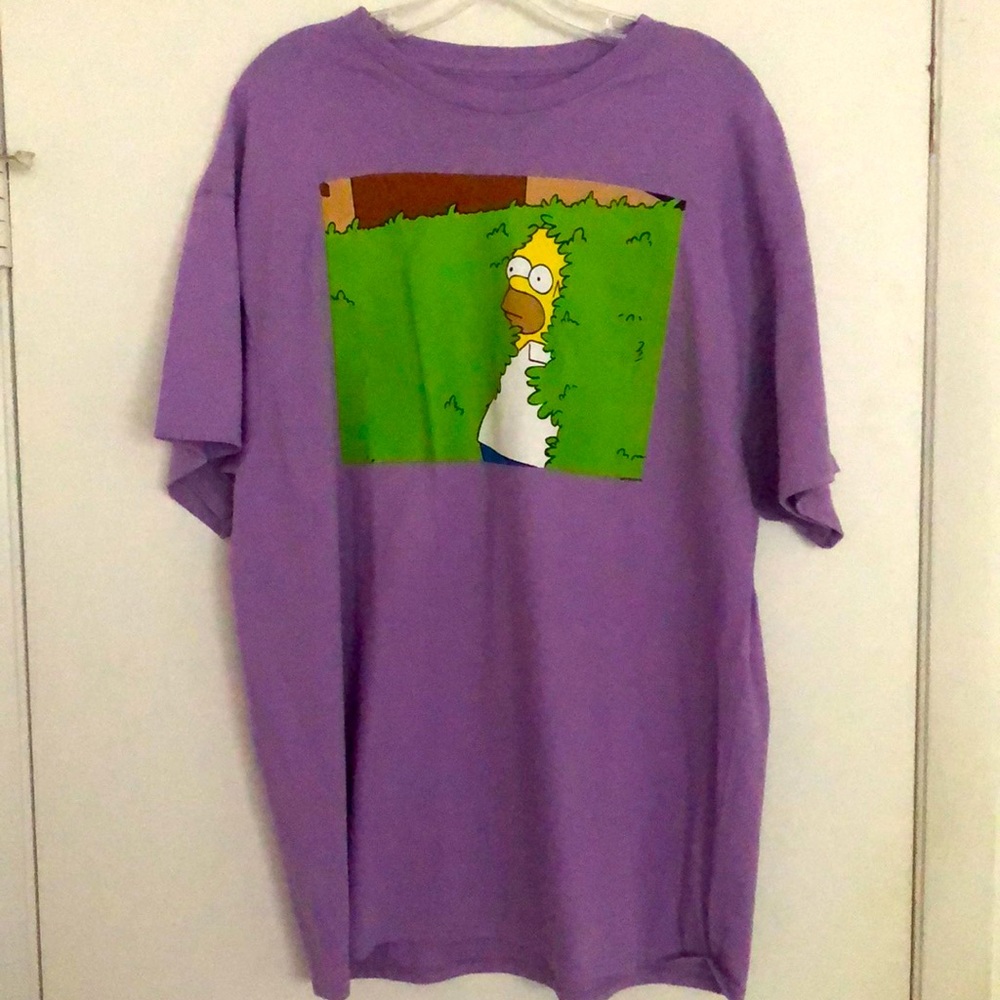 Homer Simpson Into The Bushes Popular Meme Purple L T… - Gem